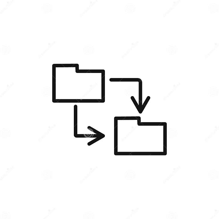 Data Synchronization Logo Sign Vector Outline Stock Illustration ...
