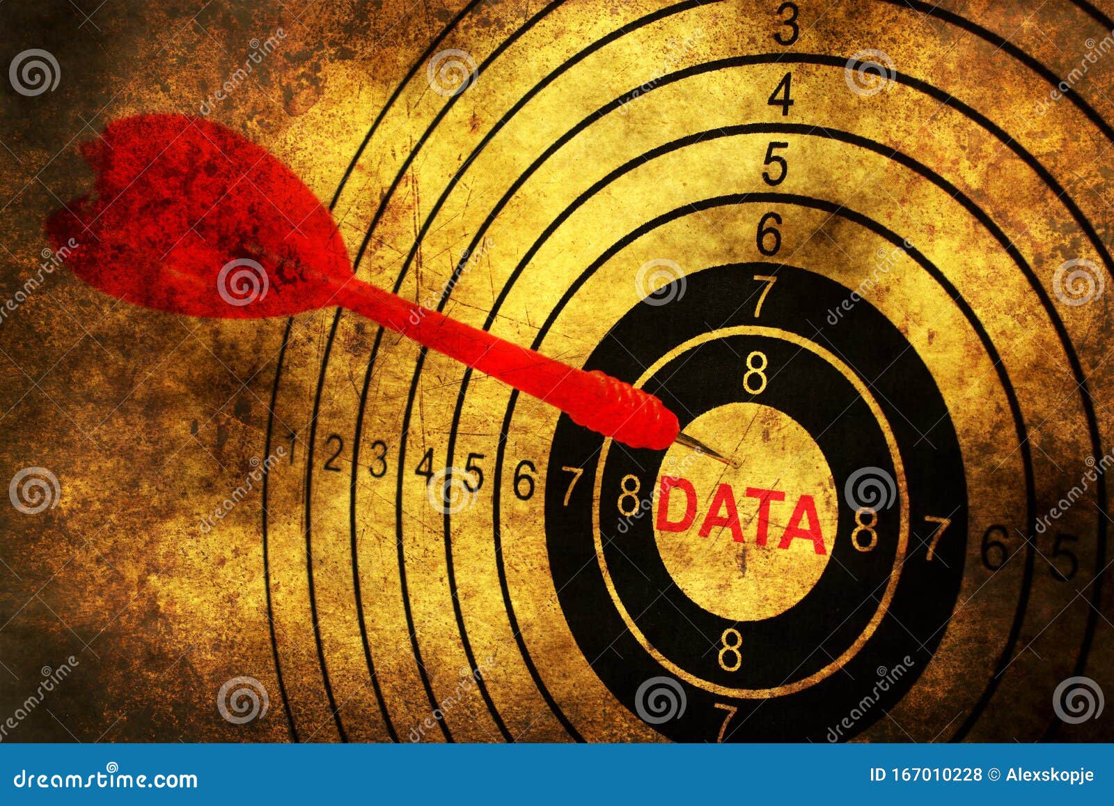 Data target grunge concept stock photo. Image of growth - 167010228