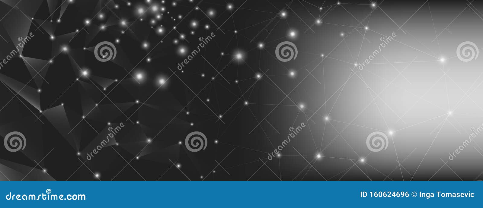 Data Tech Concept. Dark Science Visualization Stock Vector ...