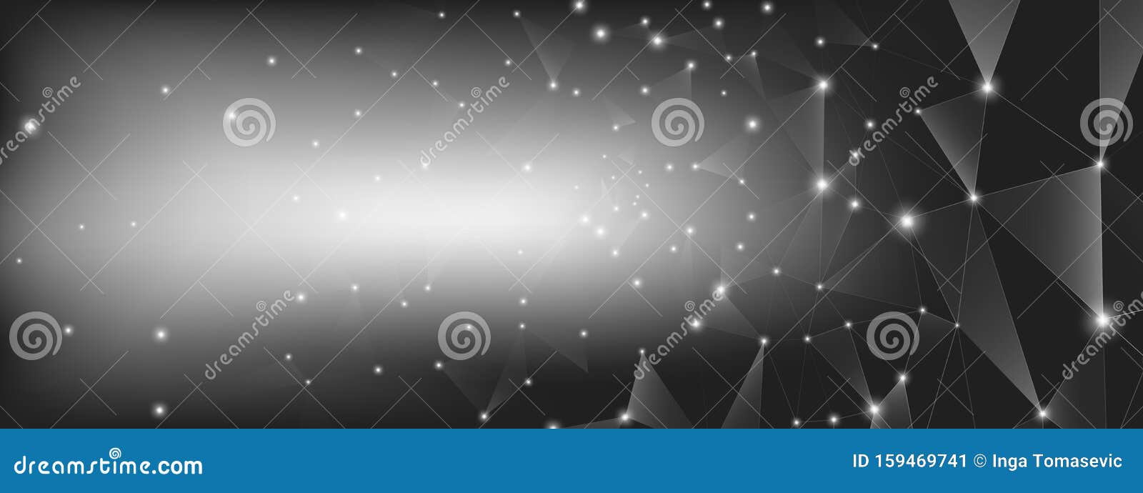 Data Tech Concept. Gray Science Wallpaper Stock Vector - Illustration ...