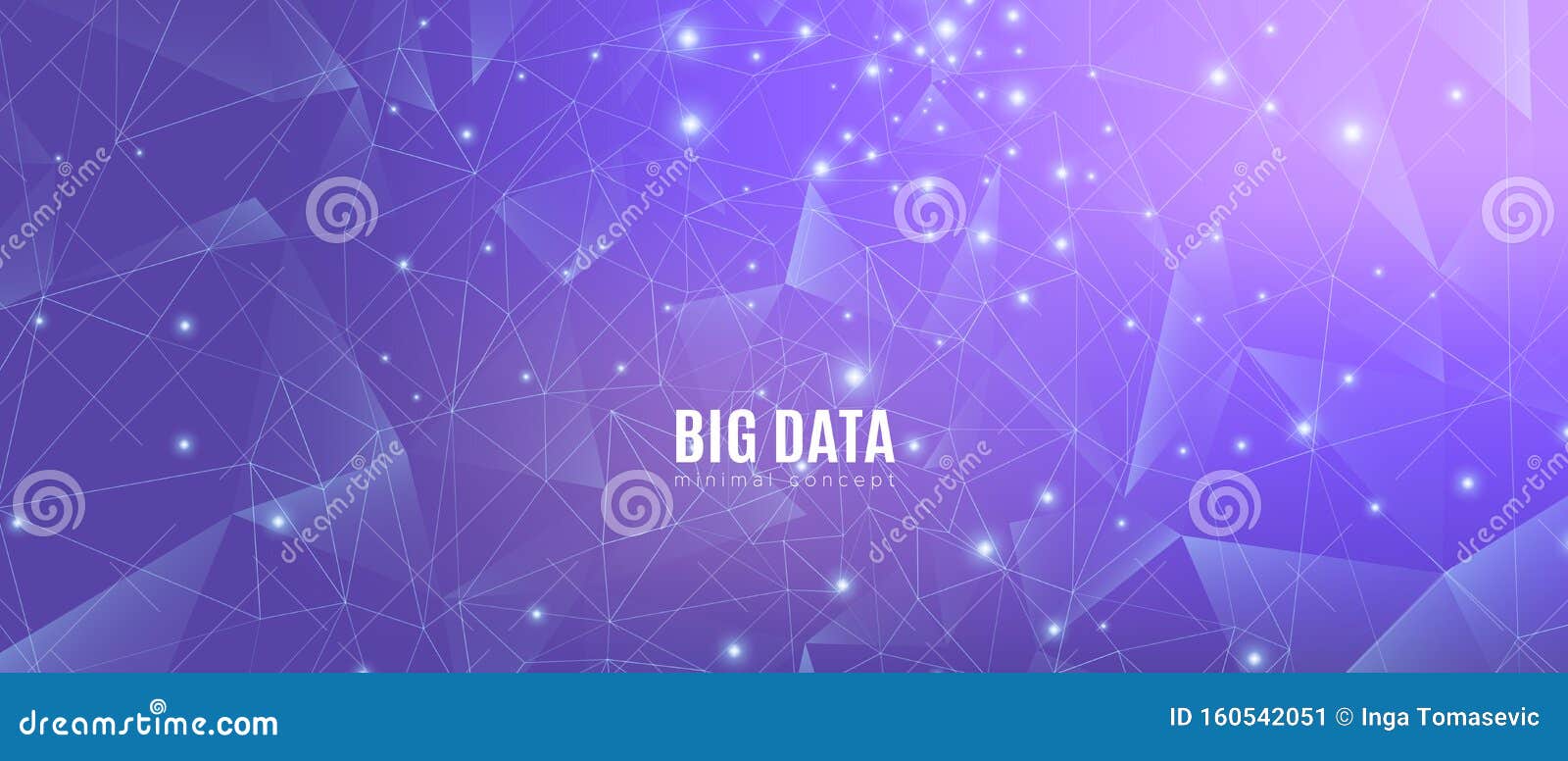 Data Tech Concept. Magic Science Wallpaper Stock Vector - Illustration ...