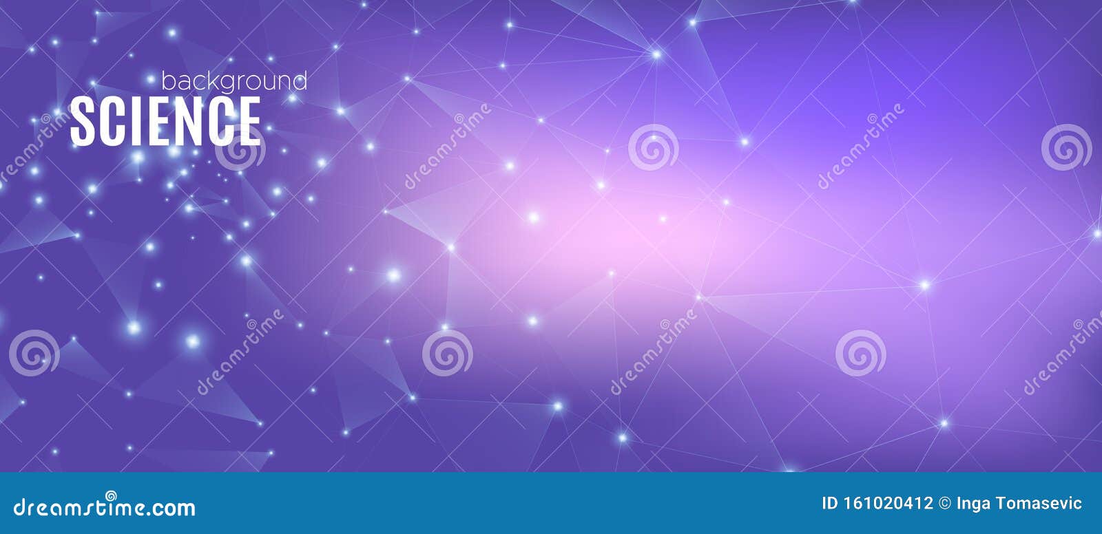 Data Tech Concept. Violet Vector Science Flyer Stock Vector ...