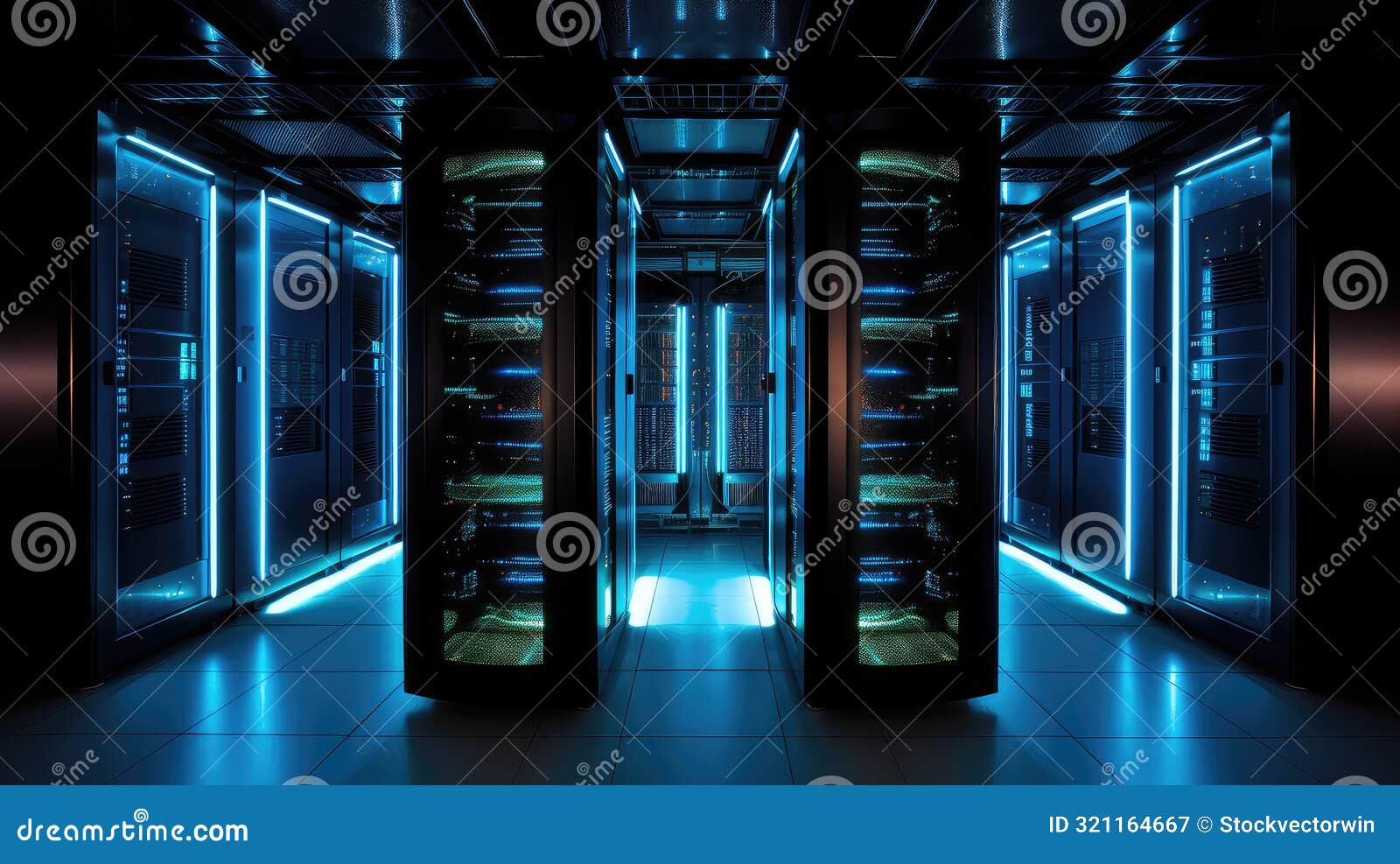 Data Technologies Mainframe Stock Illustration - Illustration of ...