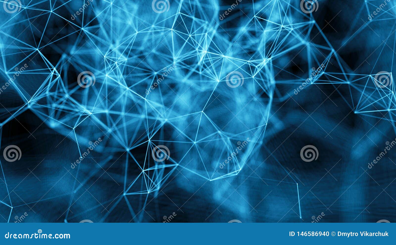 Data Technology Background. Big Data Visualization. Connecting Dots and Lines. Science ...