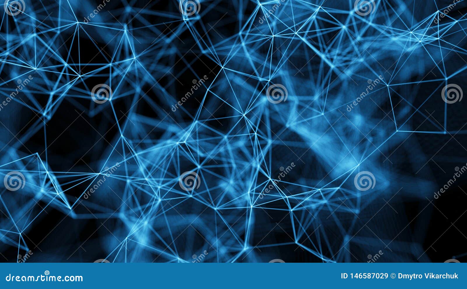 Data Technology Background. Big Data Visualization. Connecting Dots and Lines. Science ...