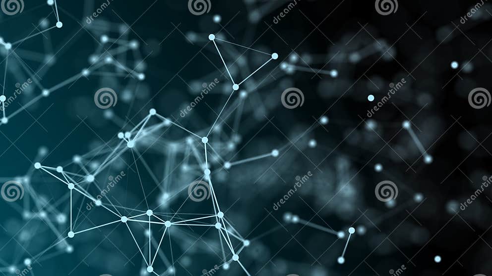 Data Technology Digital Background. Plexus Connection Abstract Global Network Stock Photo ...
