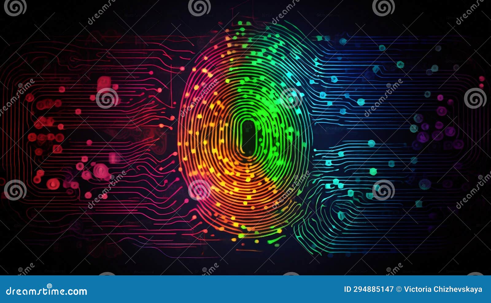 Data Technology Line Network Abstract Digital Concept Light ...
