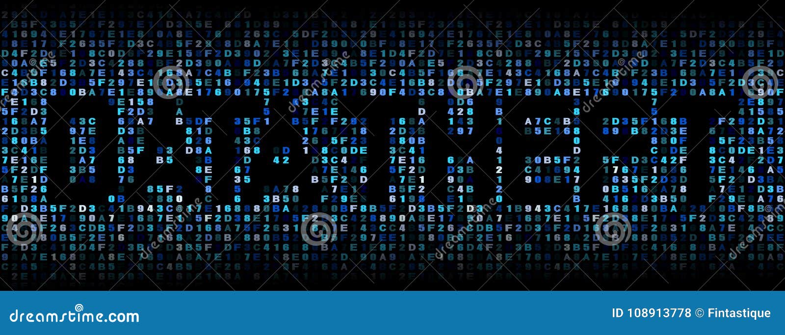 Data Theft Text on Hex Code Illustration Stock Illustration ...