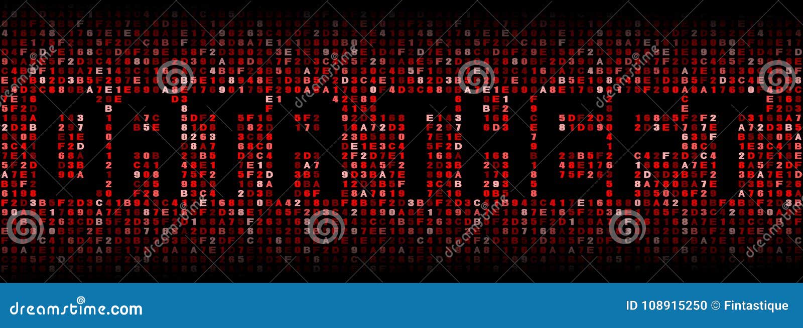 Data Theft Text on Hex Code Illustration Stock Illustration ...