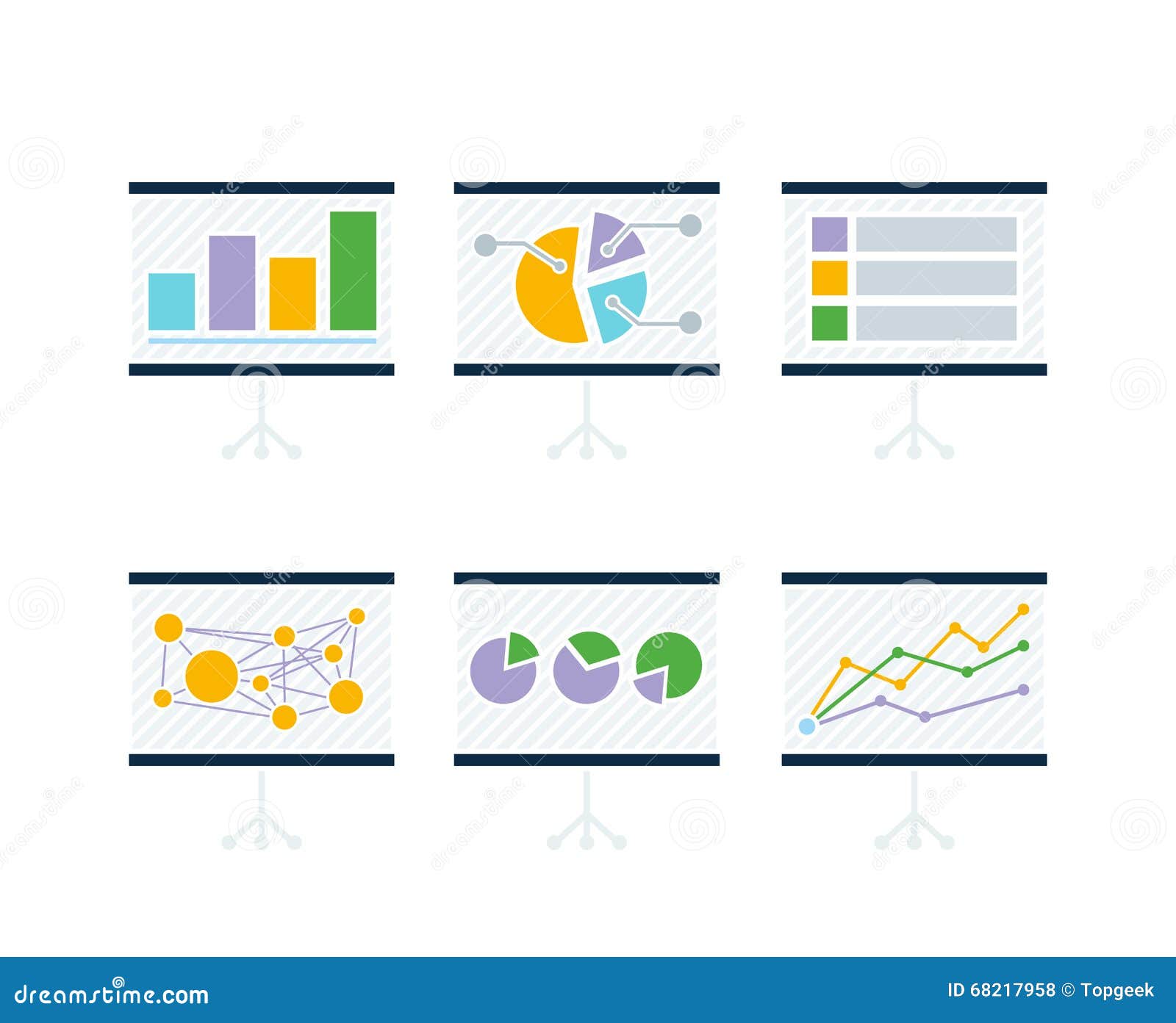 Data Tools Finance Diagramm and Graphic Stock Vector - Illustration of ...