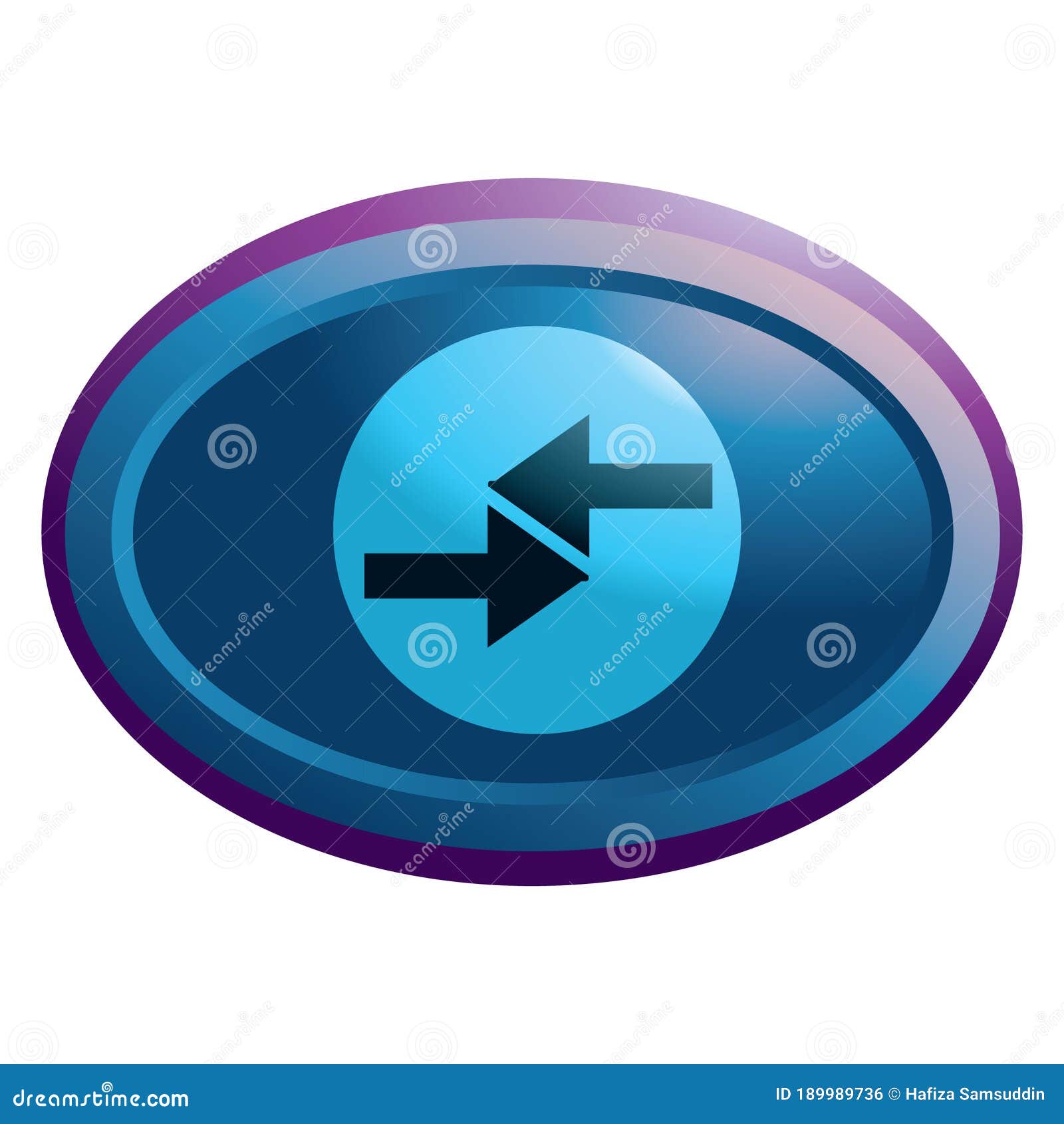 Data Transfer Button. Vector Illustration Decorative Design Stock ...