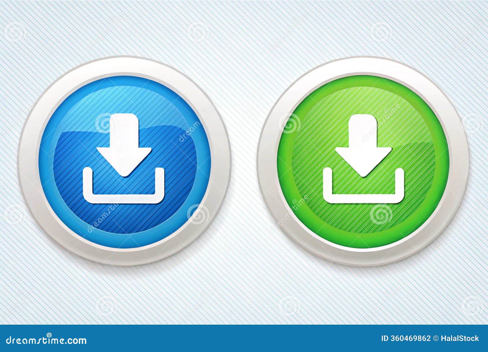 Data Transfer: Digital Upload and Download Symbols in Modern Design ...