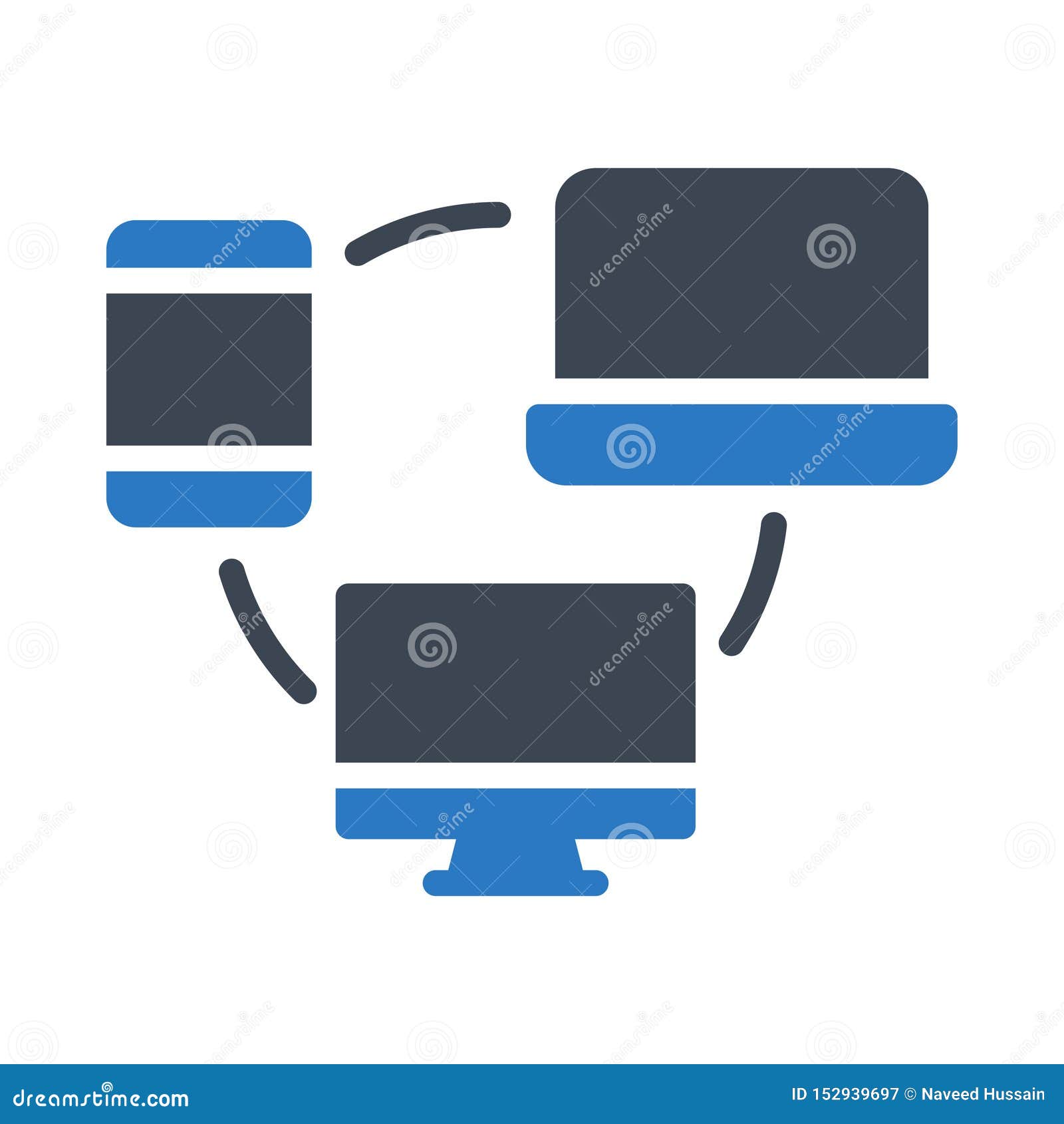 Data Transfer Glyph Colour Vector Icon Stock Vector - Illustration of ...