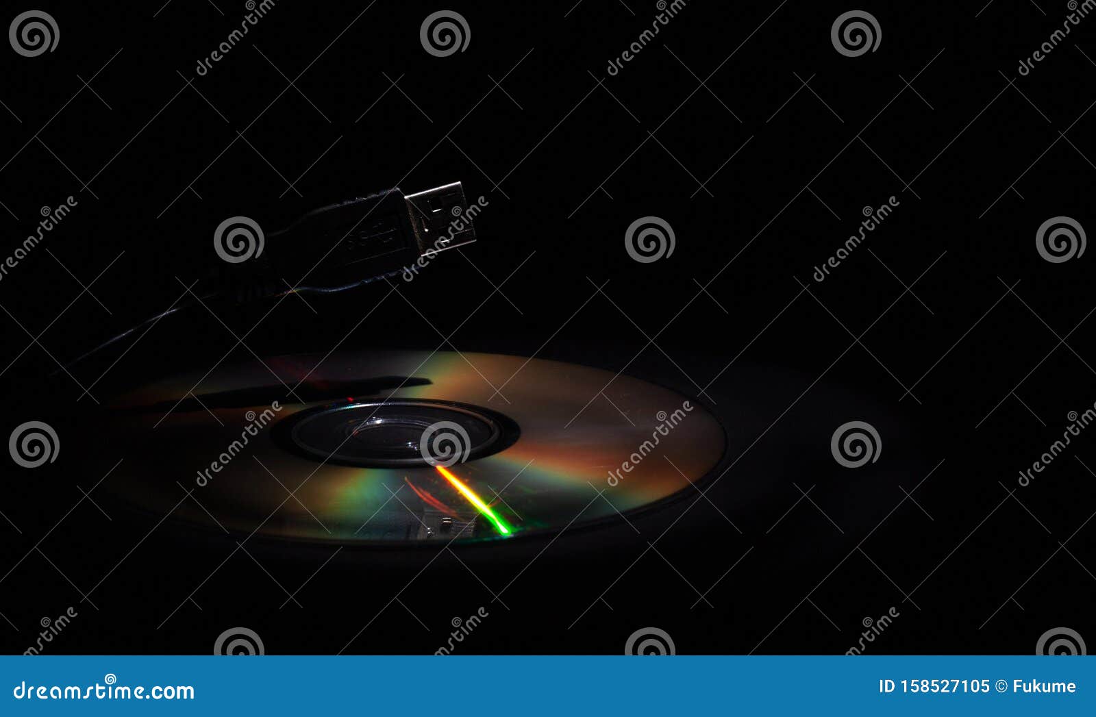 Data Transfer, Hacking Information, CD-compact Disc and USB-input Stock ...