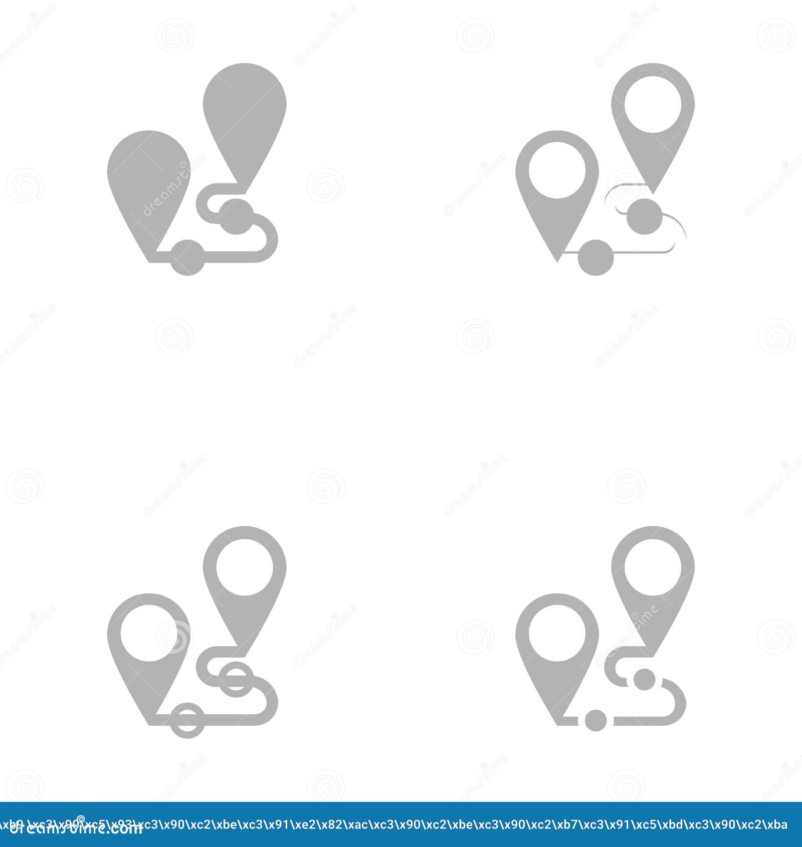 Data Transfer Icon, from One Point To Another, Vector Illustration ...