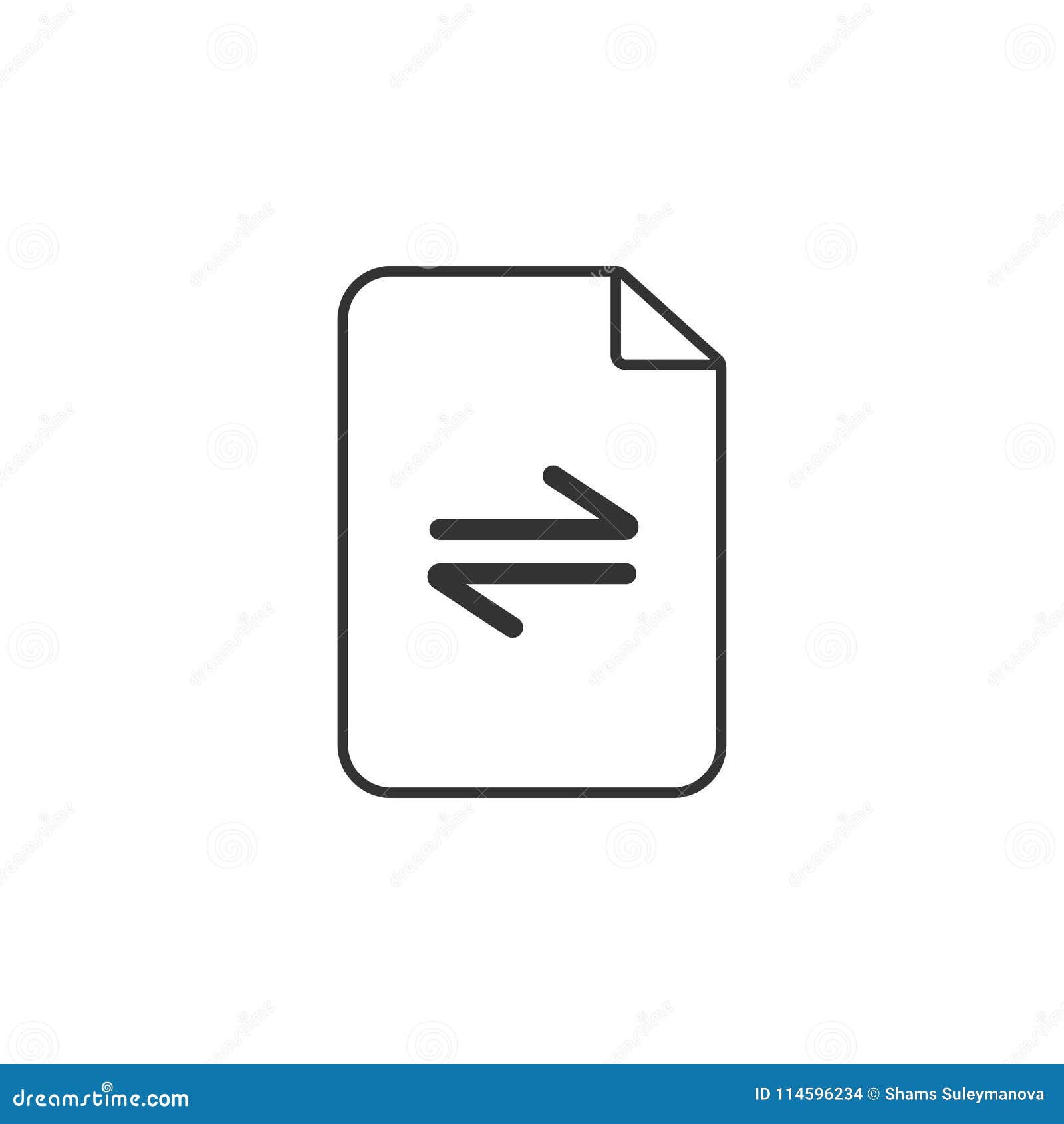 Data Transfer Icon. Simple Element Illustration. Data Transfer Symbol ...