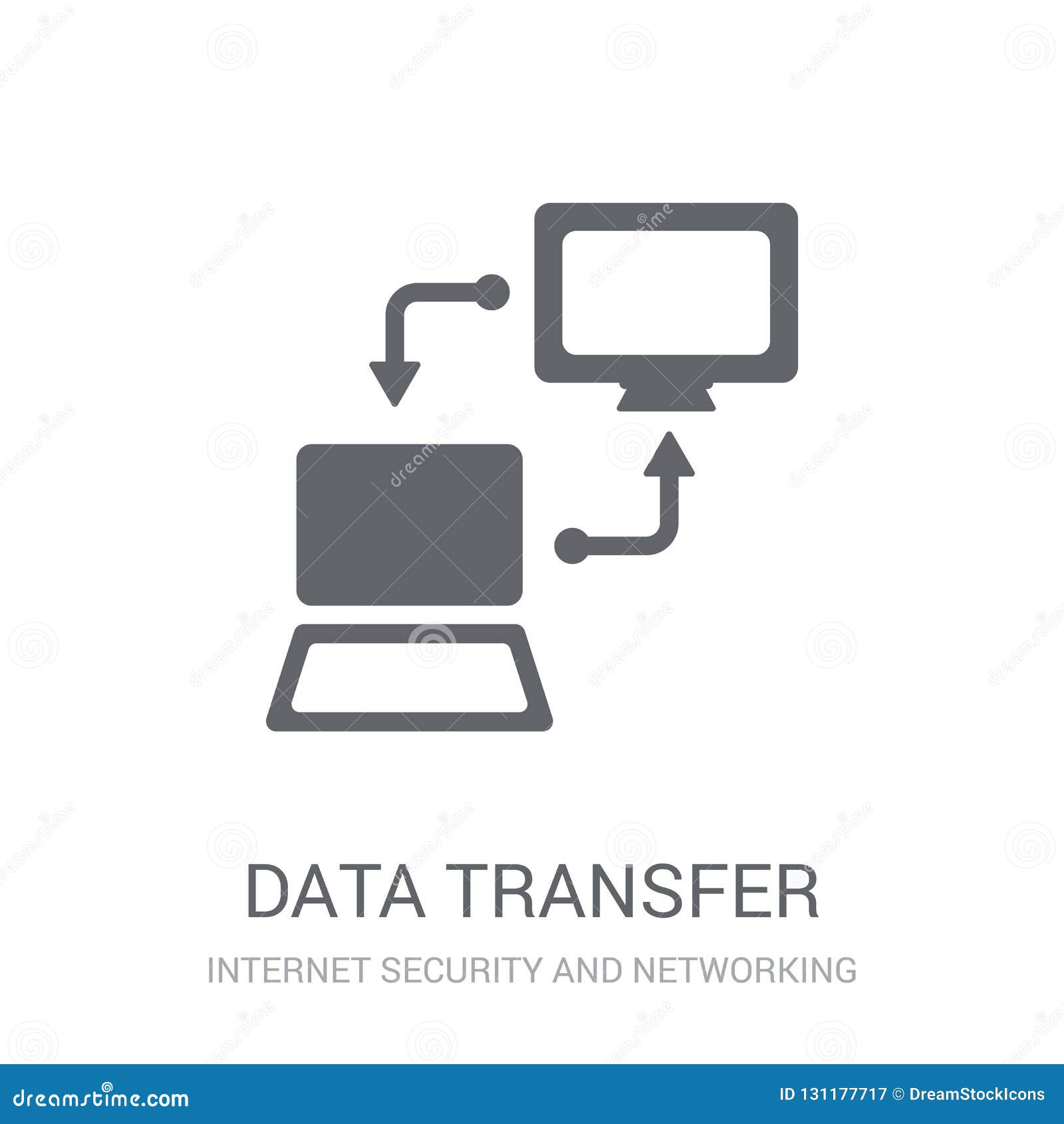 Data Transfer Icon. Trendy Data Transfer Logo Concept on White B Stock ... Data Transfer Icon. Trendy Data Transfer Logo Concept on White B Stock ...