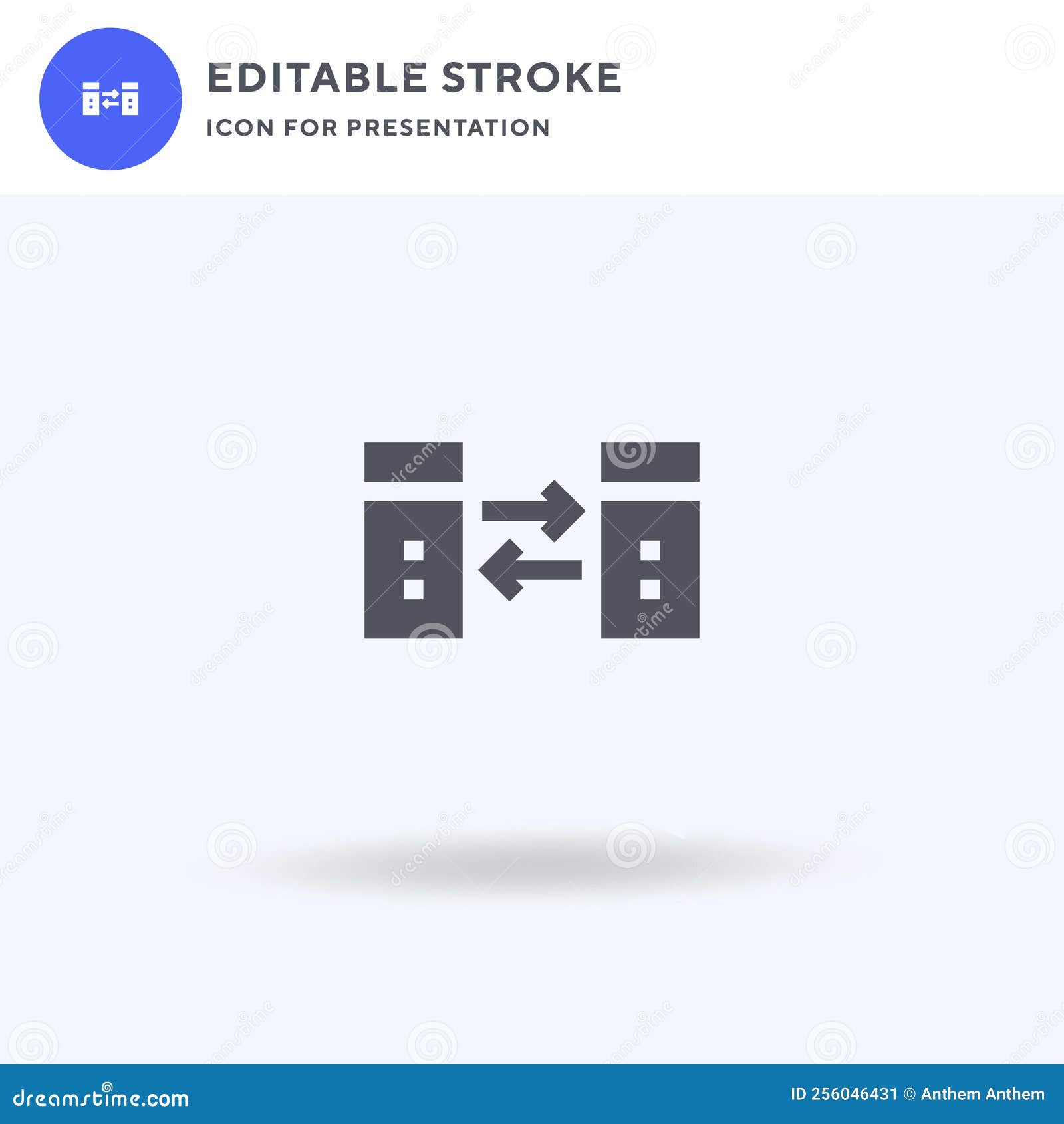 Data Transfer Icon Vector, Filled Flat Sign, Solid Pictogram Isolated ...