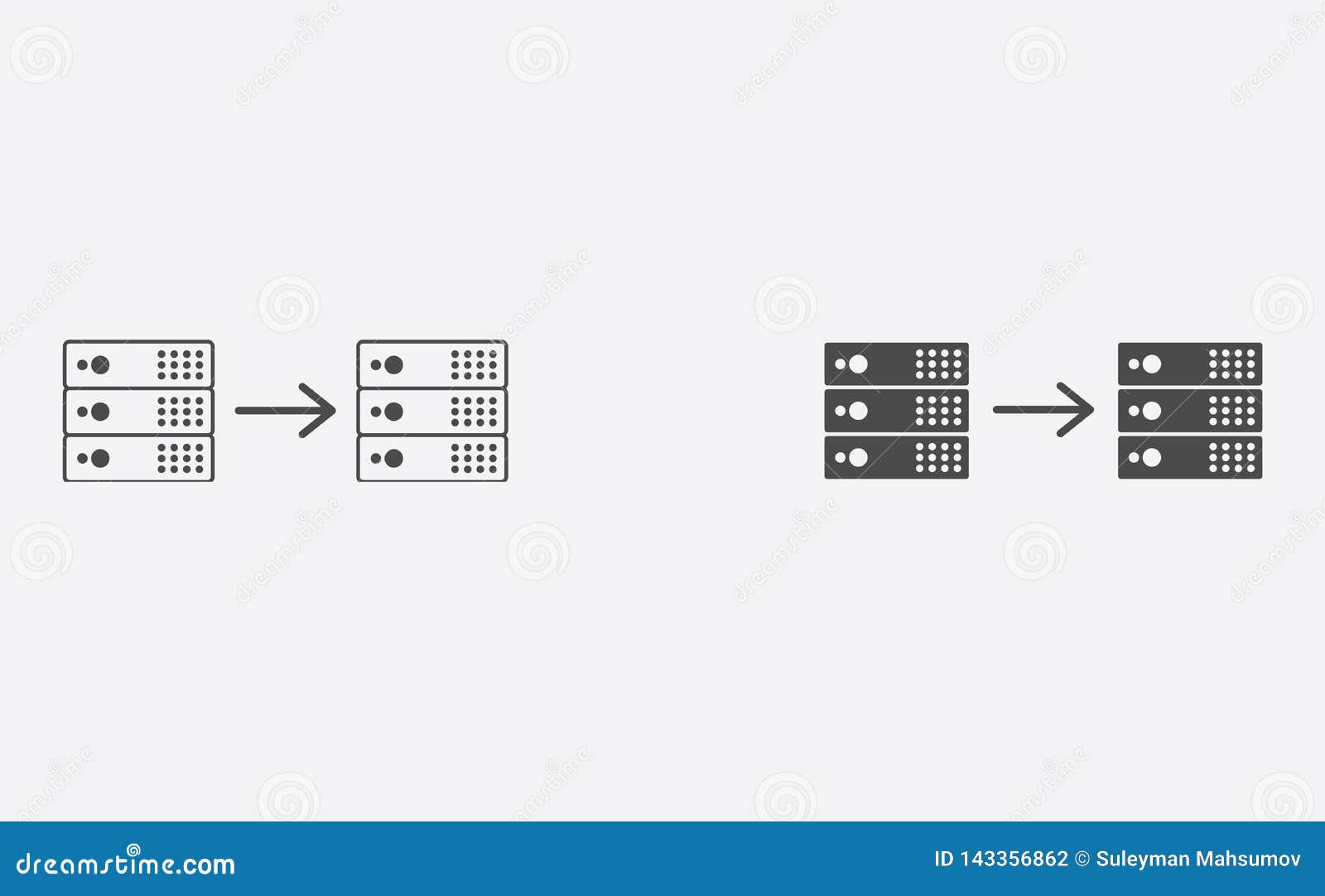 Data Transfer Outline and Filled Vector Icon Sign Symbol Stock Vector ...