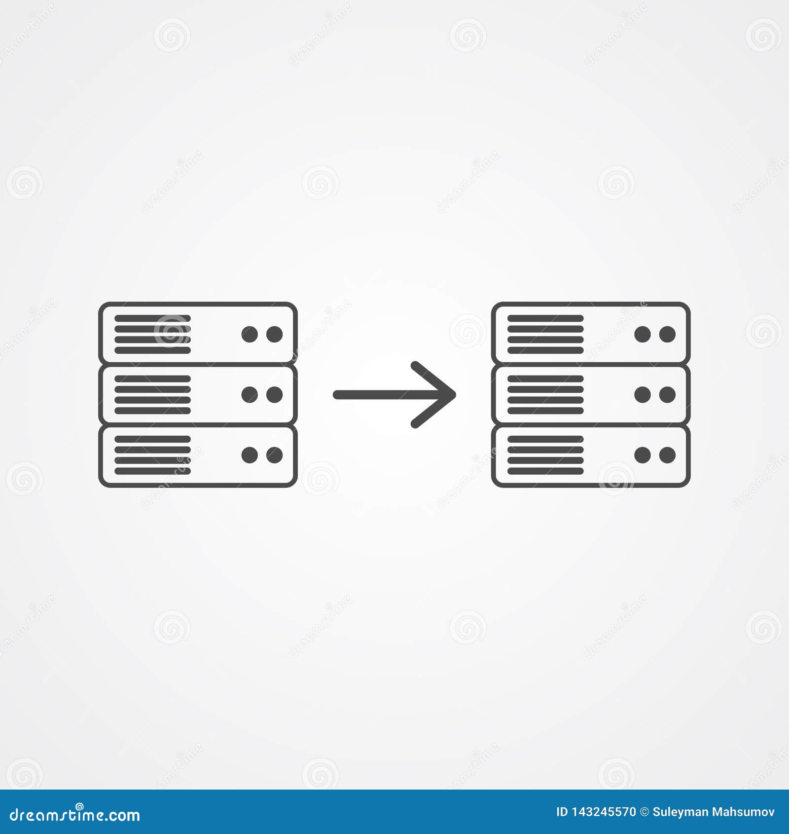 Data Transfer Vector Icon Sign Symbol Stock Vector - Illustration of ...