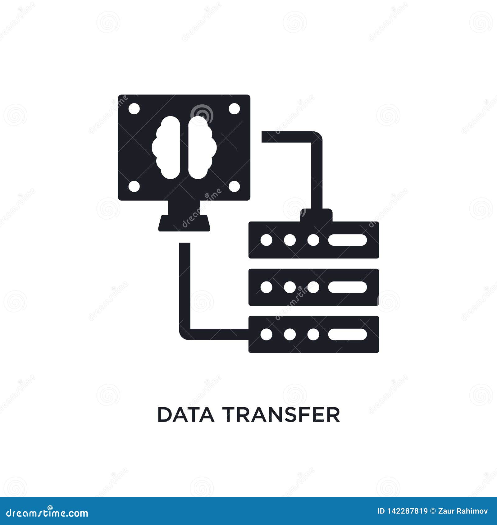 Data Transfer Isolated Icon. Simple Element Illustration from ...
