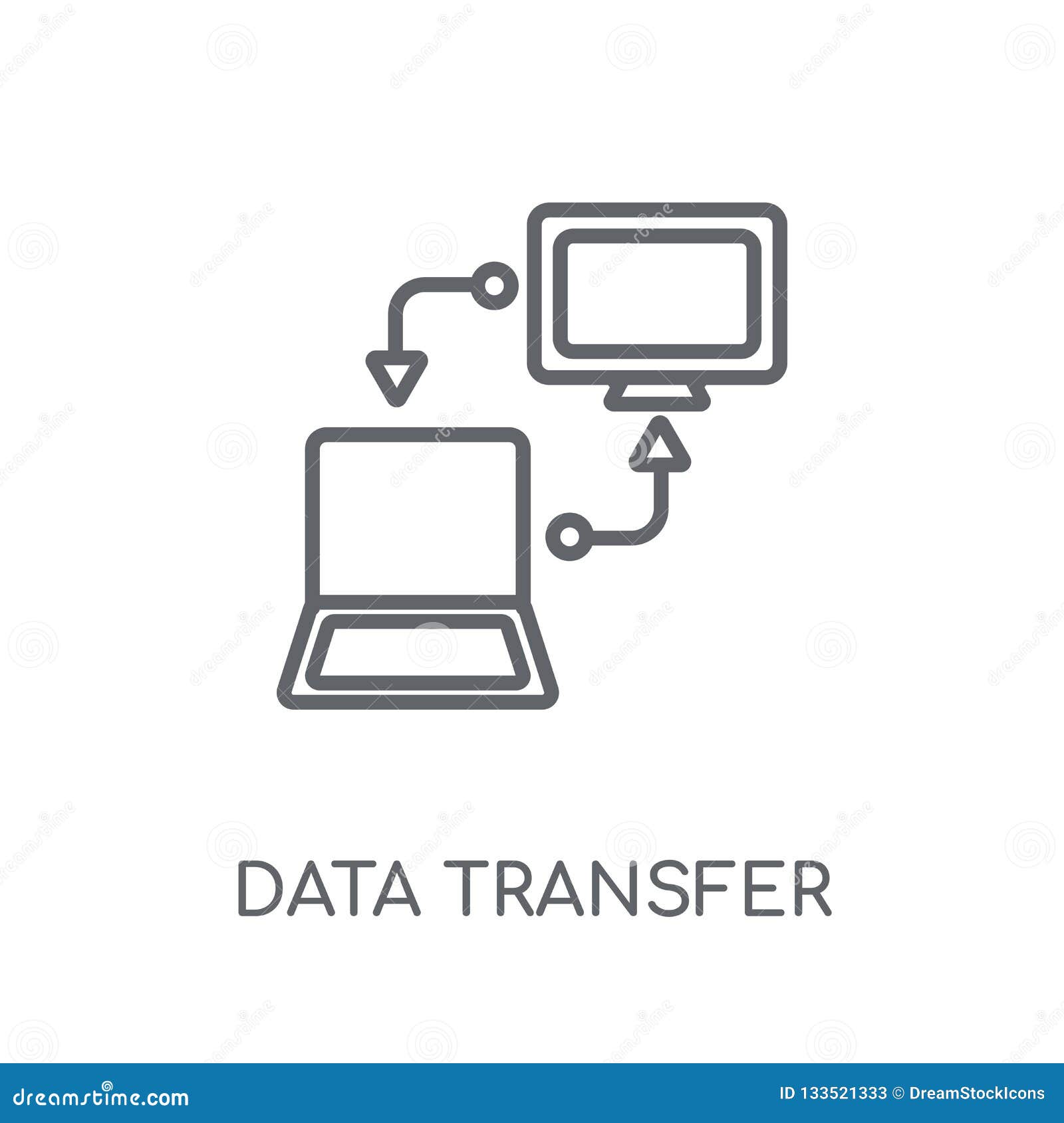 Data Transfer Linear Icon. Modern Outline Data Transfer Logo Con Stock ... Data Transfer Linear Icon. Modern Outline Data Transfer Logo Con Stock ...