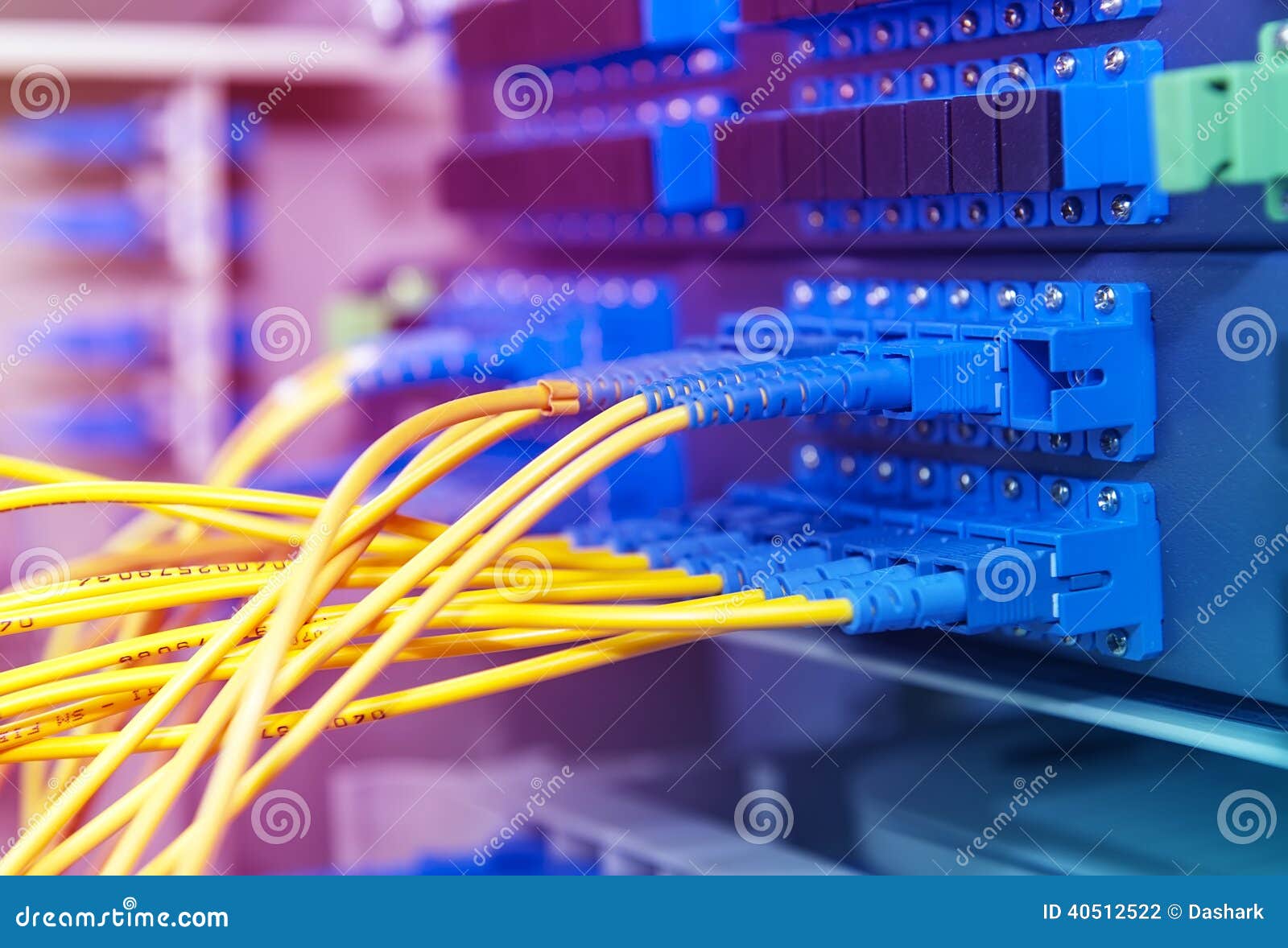 Data Transfer by Optical Fibre Stock Photo - Image of business, digital ...