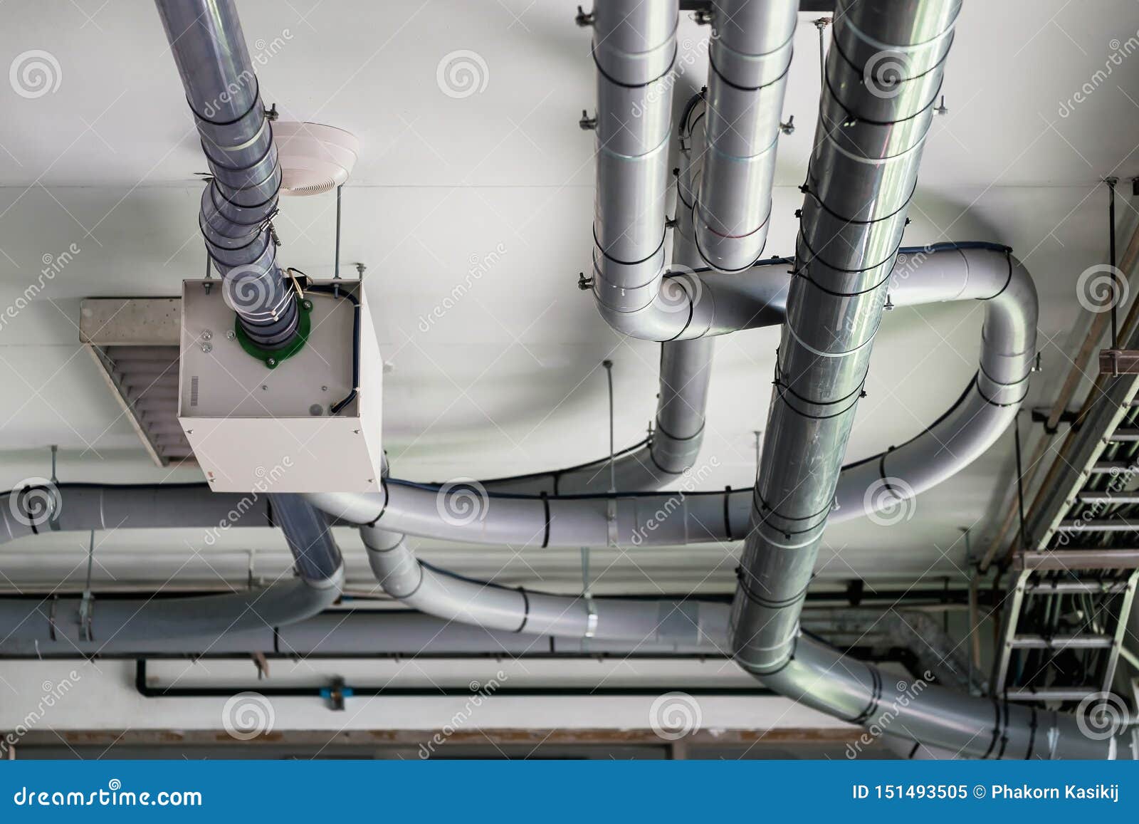 Data Transfer with Pipe Line System in the Hospital Stock Image - Image ...