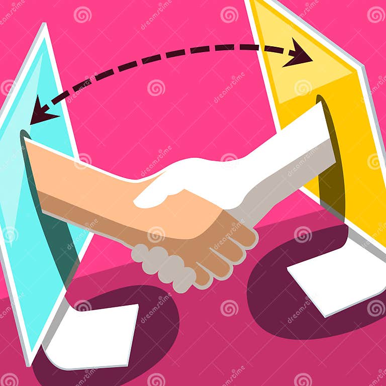 Data Transfer Symbol. Vector Illustration Stock Vector - Illustration ...