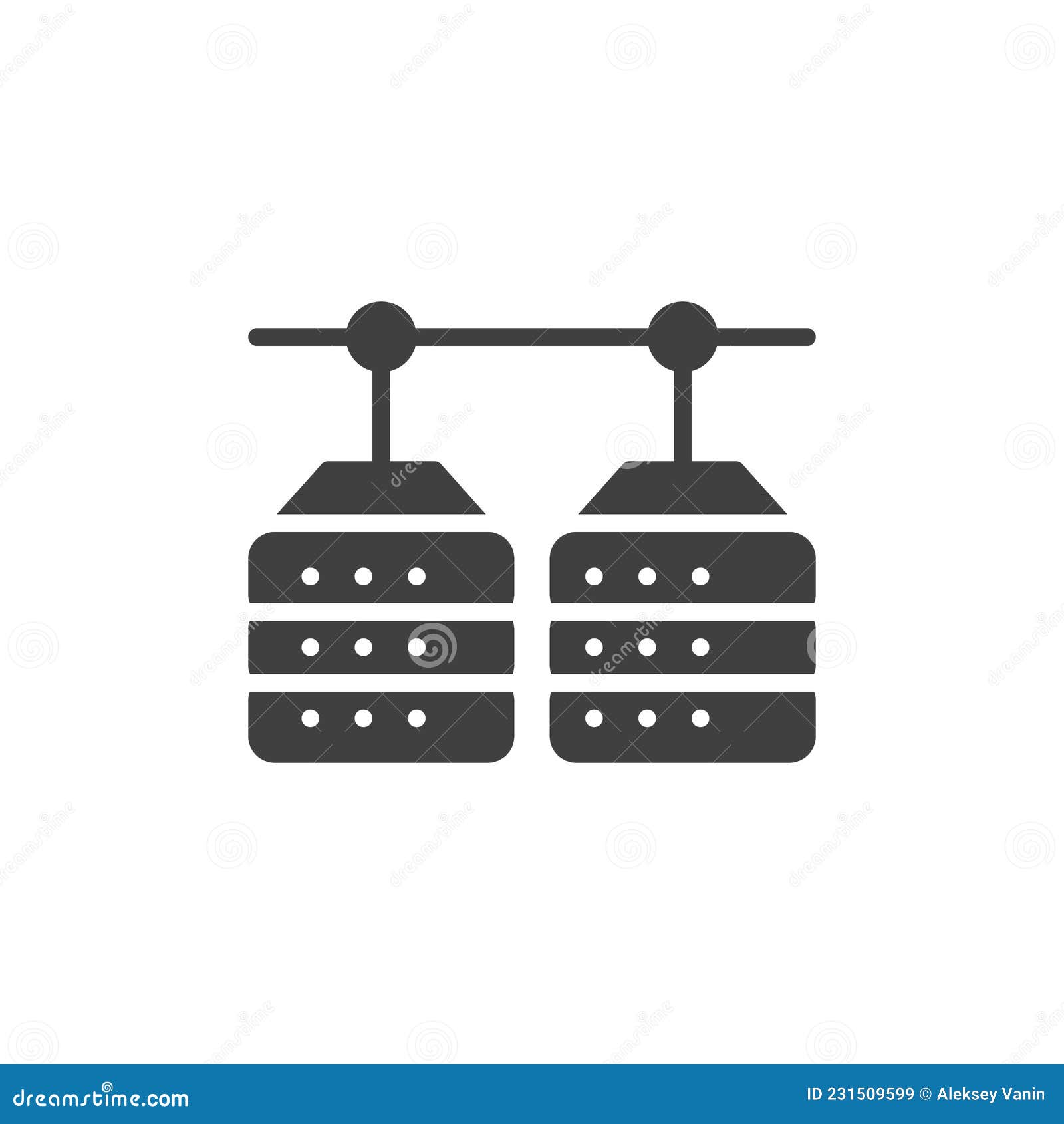 Data transfer vector icon stock vector. Illustration of sign - 231509599