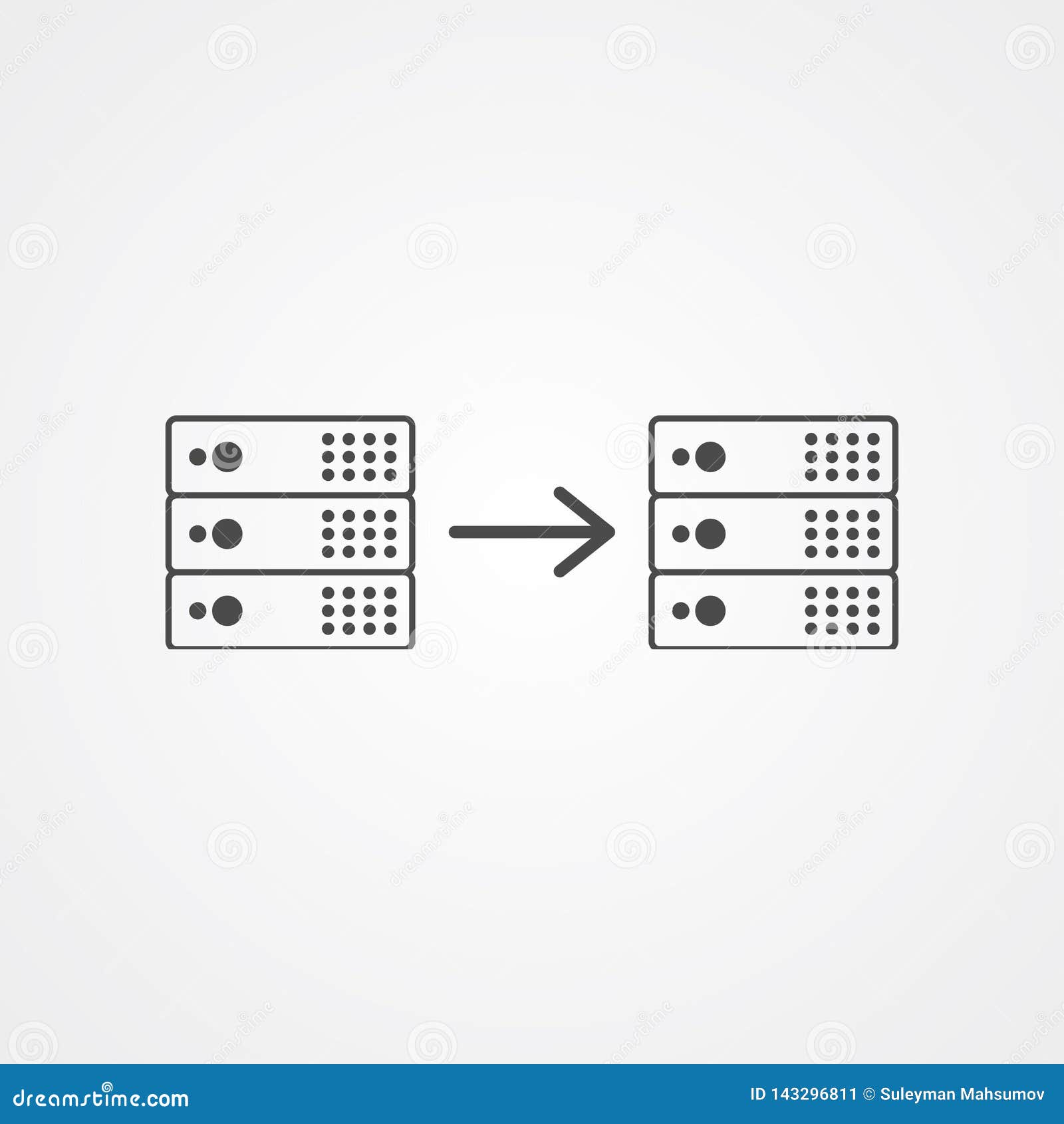 Data Transfer Vector Icon Sign Symbol Stock Vector - Illustration of ...