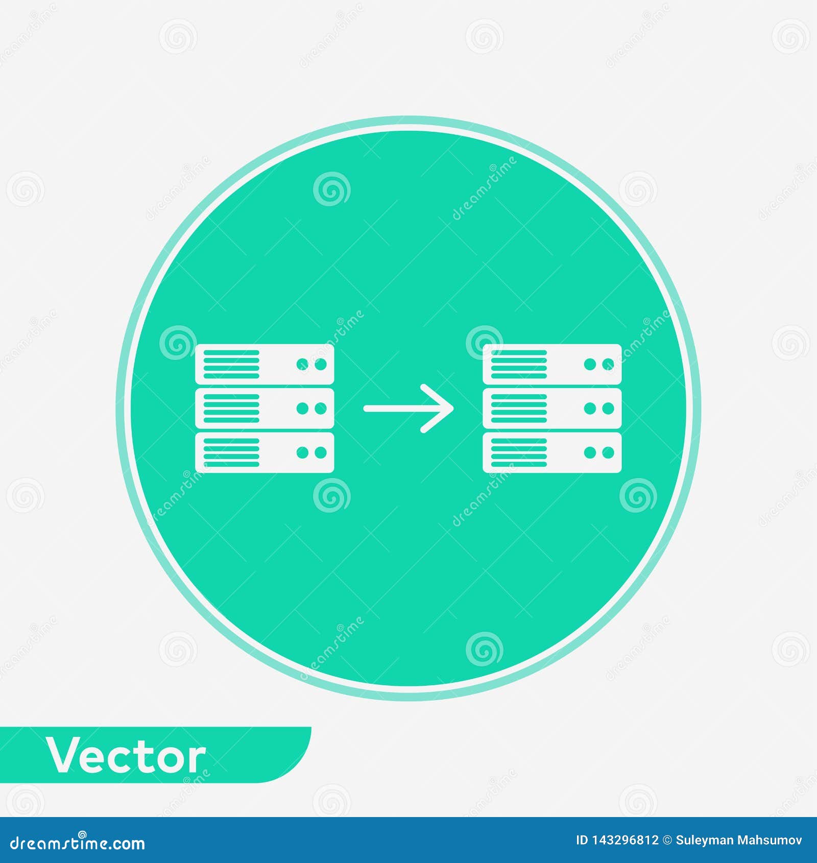 Data Transfer Vector Icon Sign Symbol Stock Vector - Illustration of ...