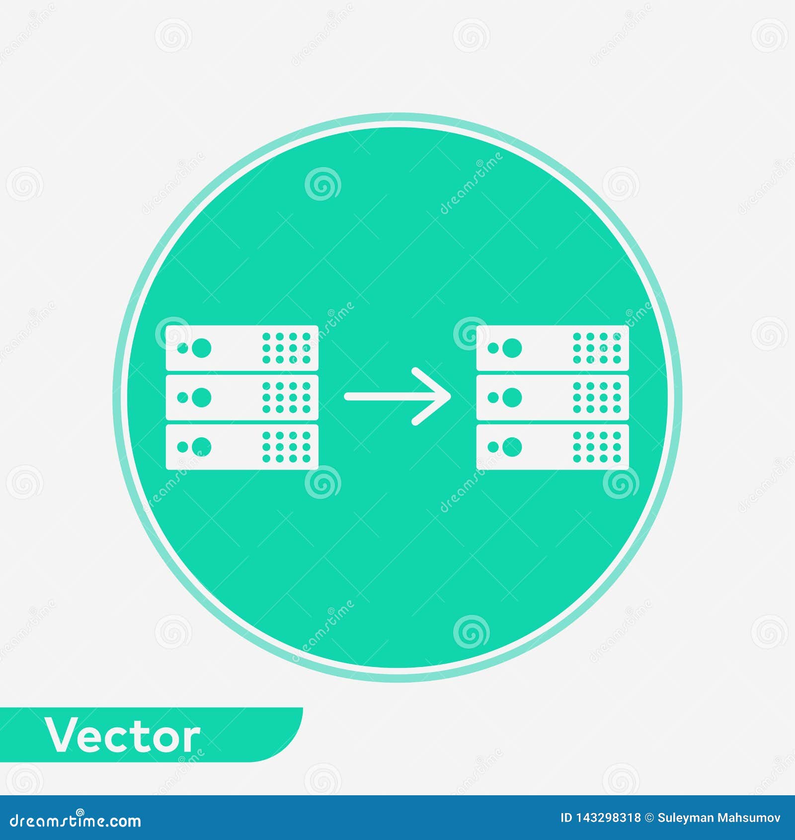 Data Transfer Vector Icon Sign Symbol Stock Vector - Illustration of ...