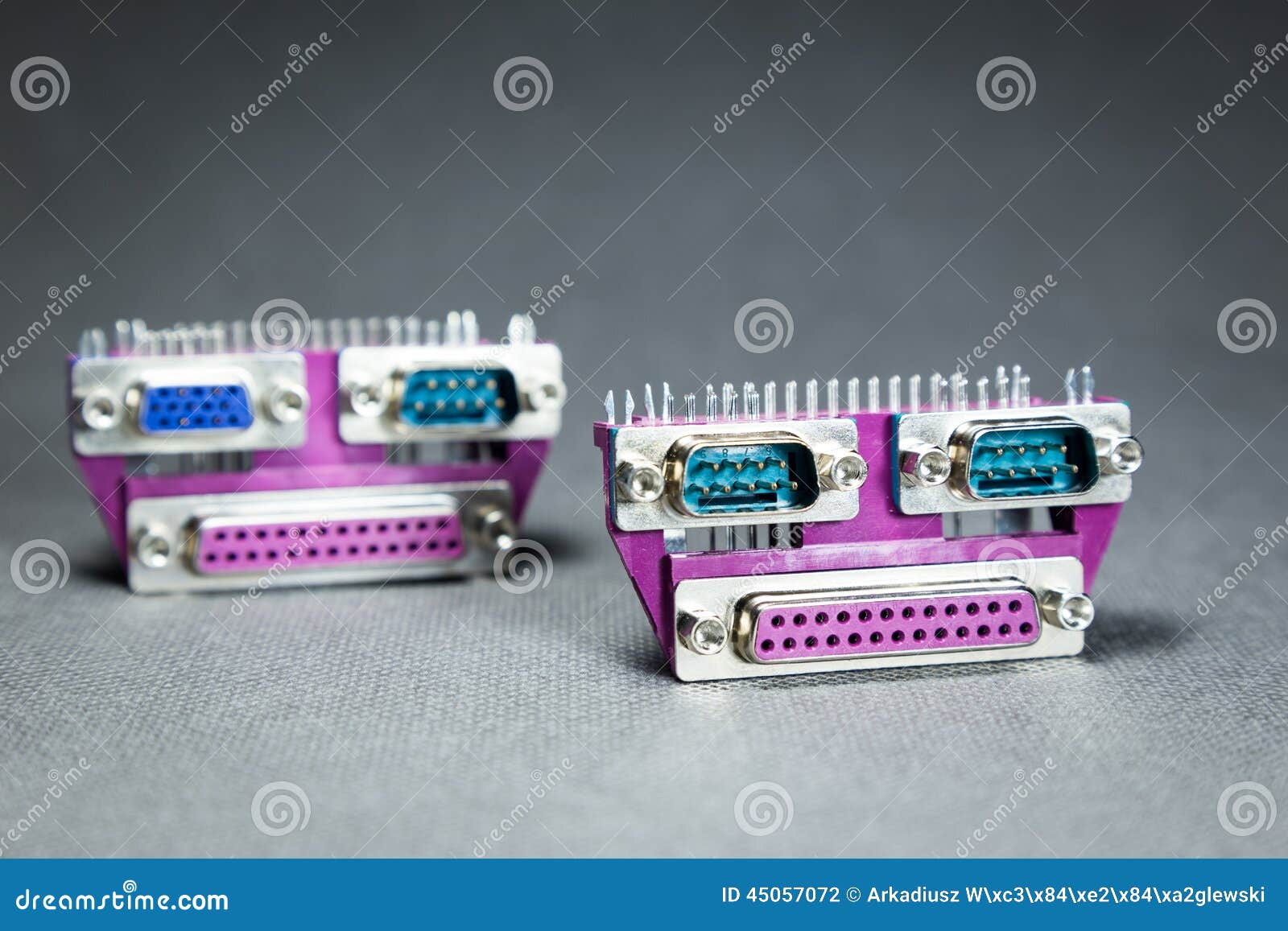 Data Transmission Connectors Stock Photo - Image of connectors, call ...