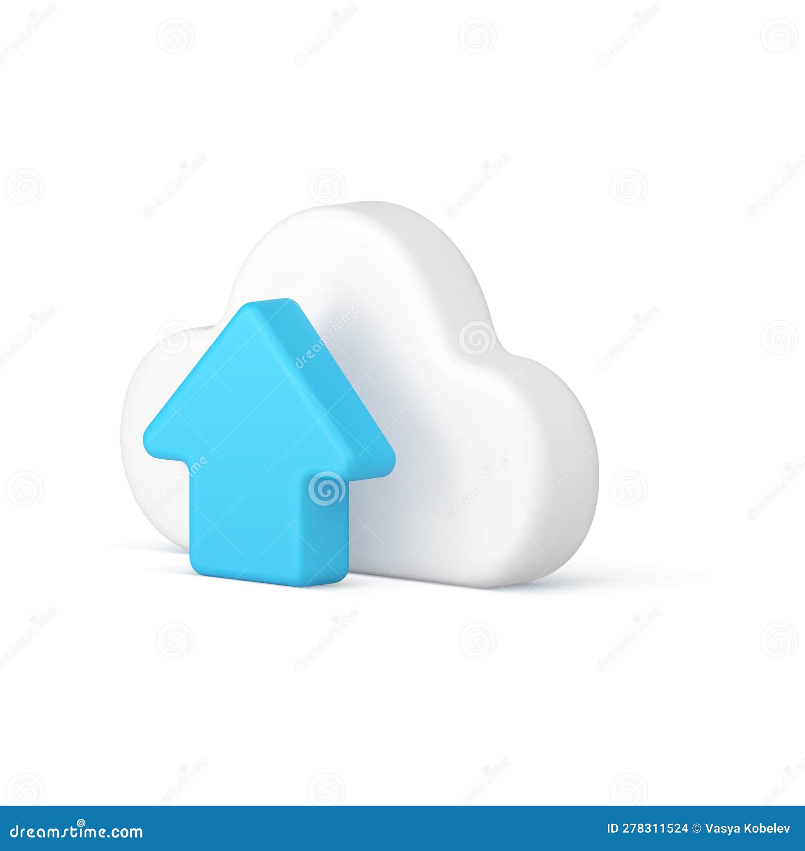 Data Upload Cloud Computing Network Internet Global Connection Database Transfer 3d Icon Vector ...