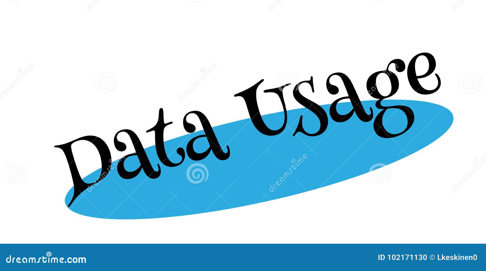 Data Usage rubber stamp stock vector. Illustration of limit - 102171130