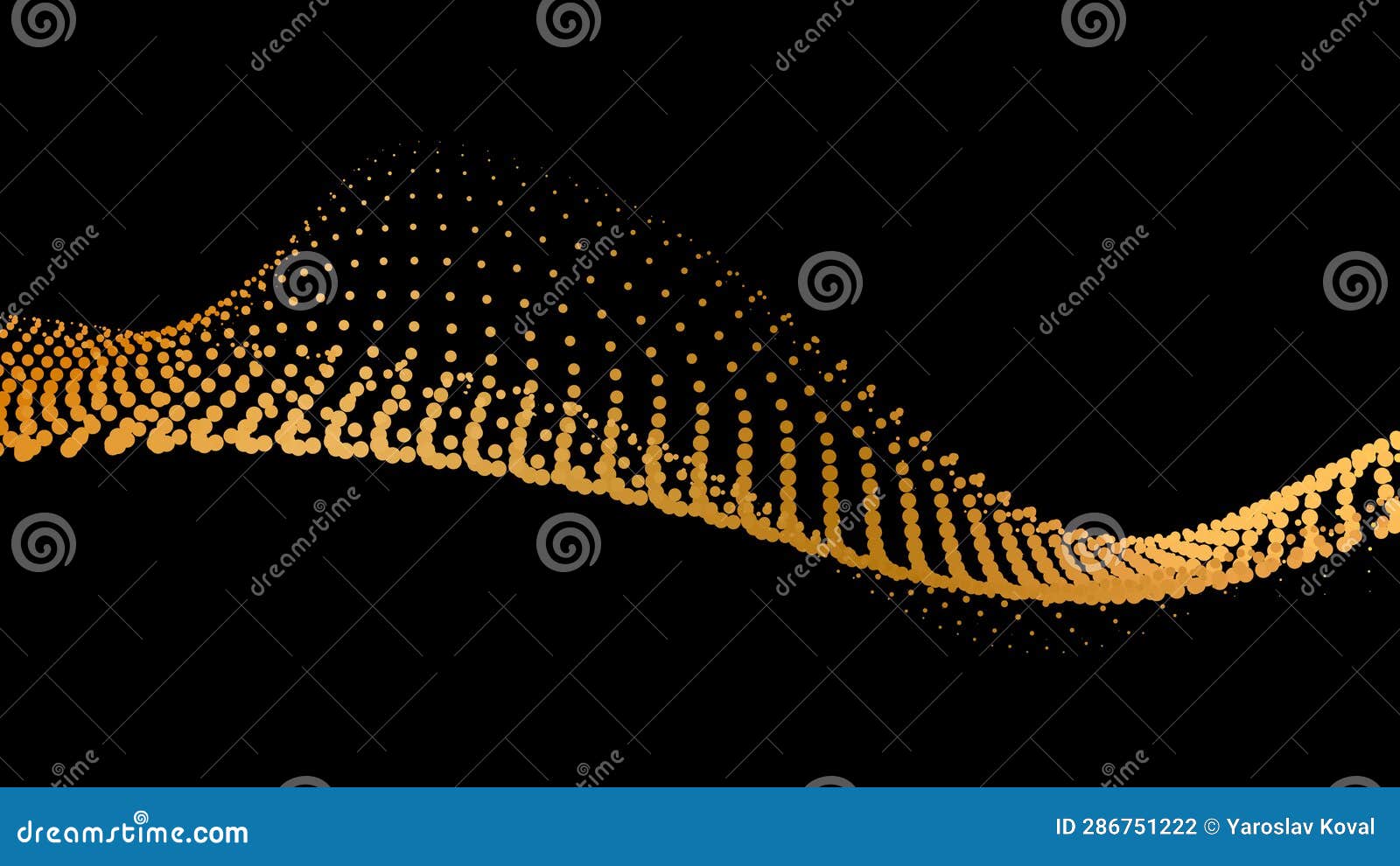 Data Vibrate Pulse Dot Particle Wave. Abstract Bulge Hyperbola Sinusoid ...