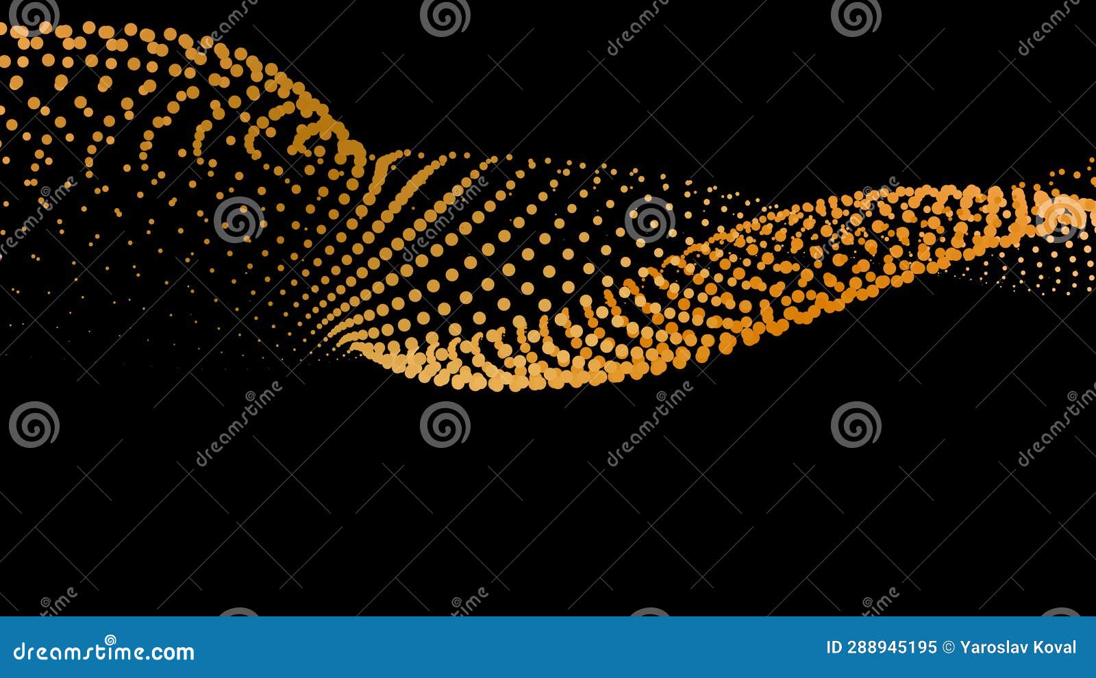 Data Vibrate Pulse Dot Particle Wave. Abstract Bulge Hyperbola Sinusoid ...