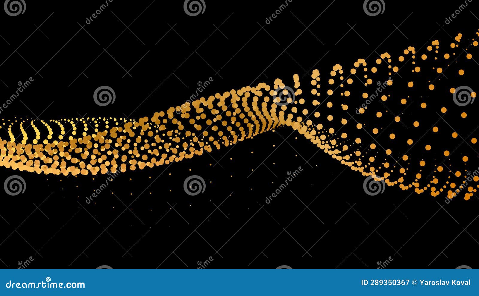 Data Vibrate Pulse Dot Particle Wave. Abstract Bulge Hyperbola Sinusoid ...