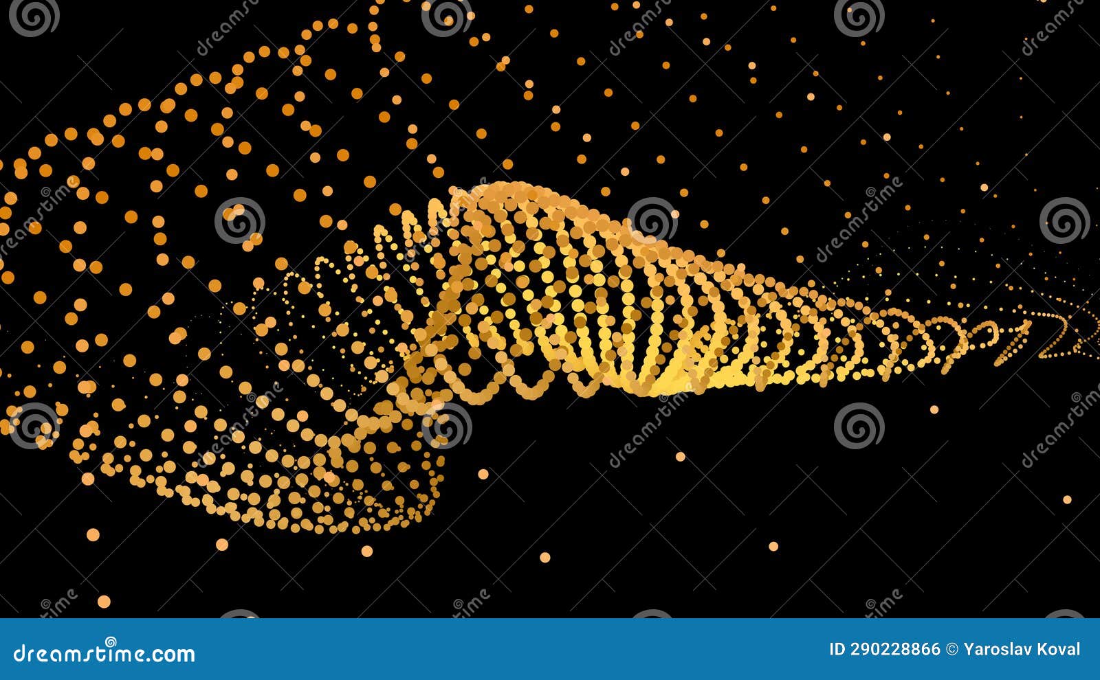 Data Vibrate Pulse Dot Particle Wave. Abstract Bulge Hyperbola Sinusoid ...