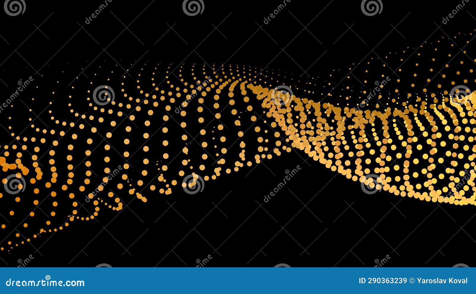 Data Vibrate Pulse Dot Particle Wave. Abstract Bulge Hyperbola Sinusoid ...