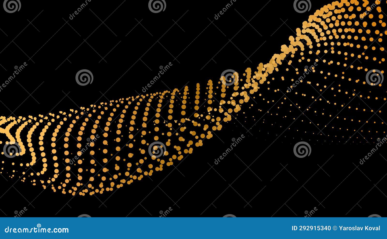 Data Vibrate Pulse Dot Particle Wave. Abstract Bulge Hyperbola Sinusoid ...