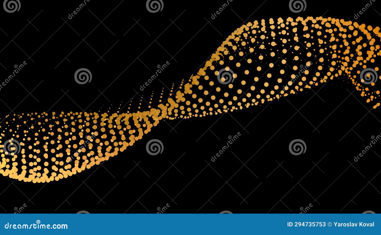 Data Vibrate Pulse Dot Particle Wave. Abstract Bulge Hyperbola Sinusoid ...