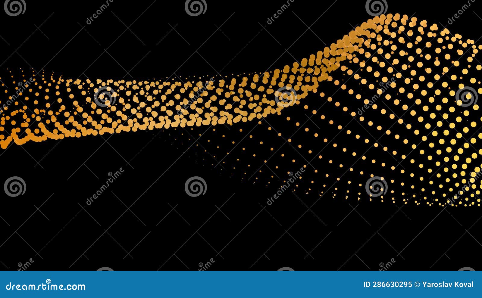 Data Vibrate Pulse Dot Particle Wave. Abstract Bulge Hyperbola Sinusoid ...