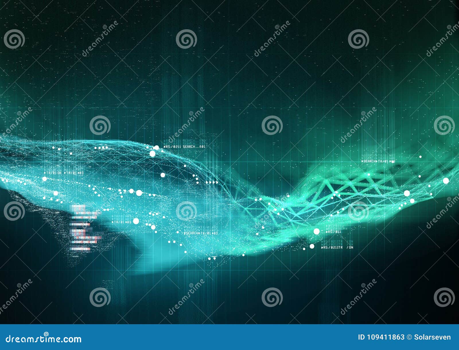 Data Visualization Background Stock Illustration - Illustration of ...