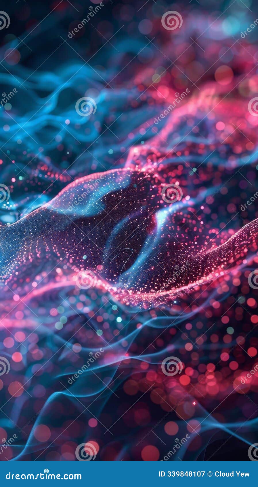 Data Visualization with Bright Abstract Themes. Stock Illustration ...