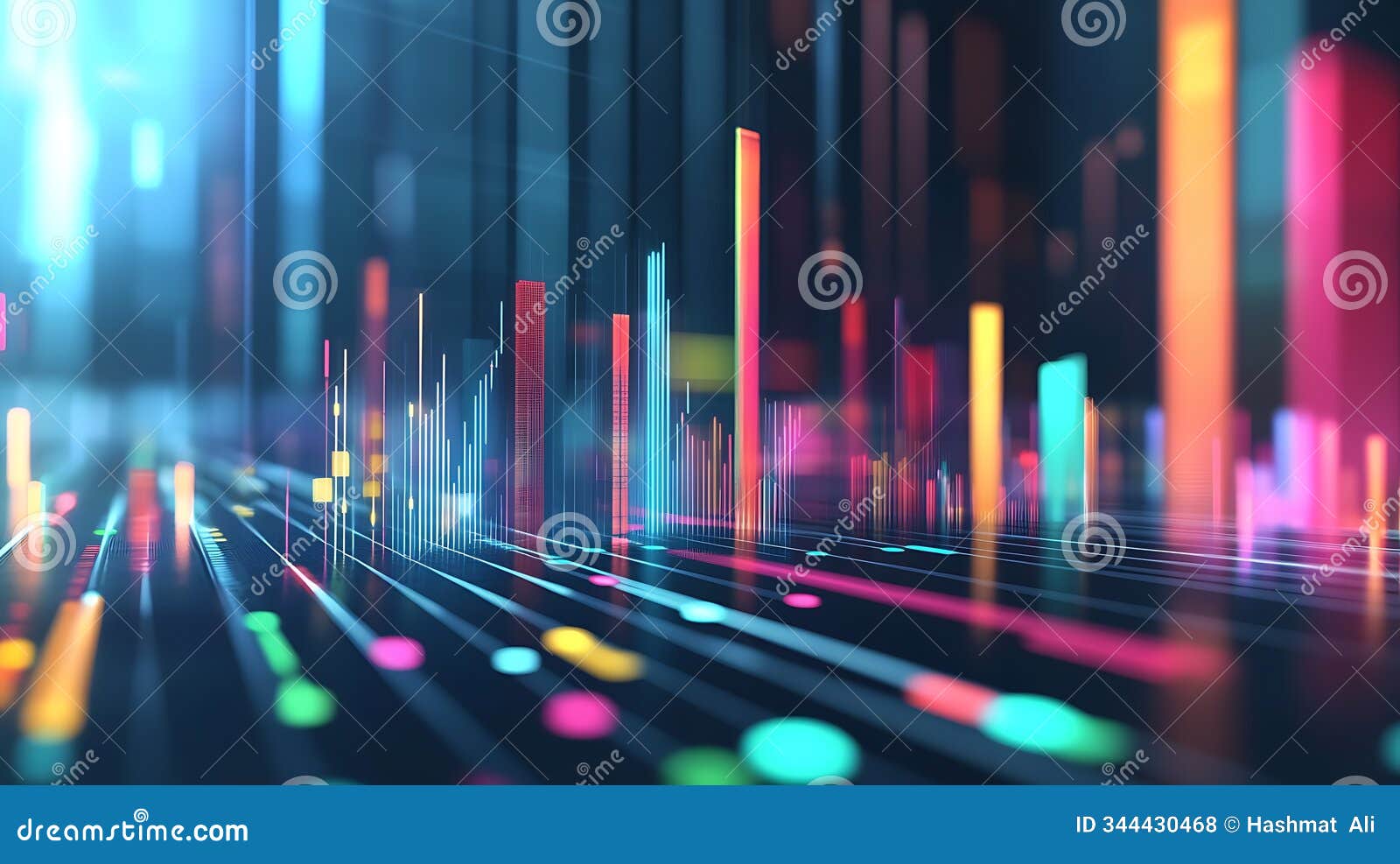 Data Visualization of Business Growth, Simplified with Empty Space ...