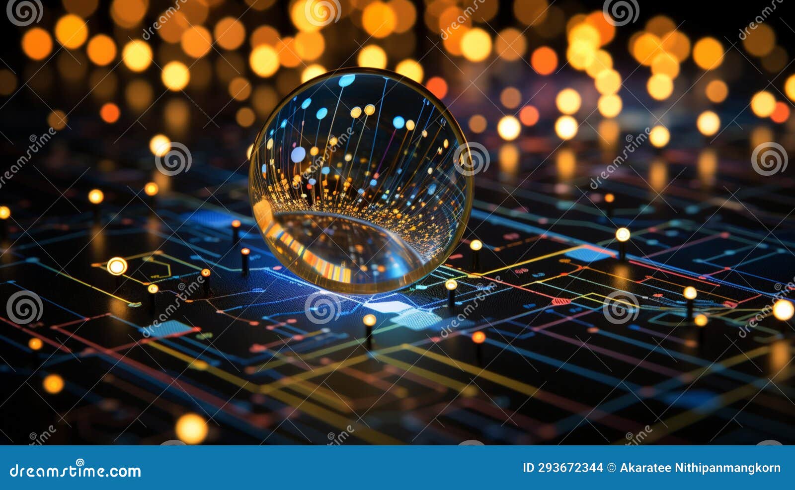 Data Visualization, Close Up Technology Digitalization, Optimization of ...