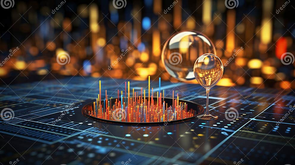 Data Visualization, Close Up Technology Digitalization, Optimization of ...