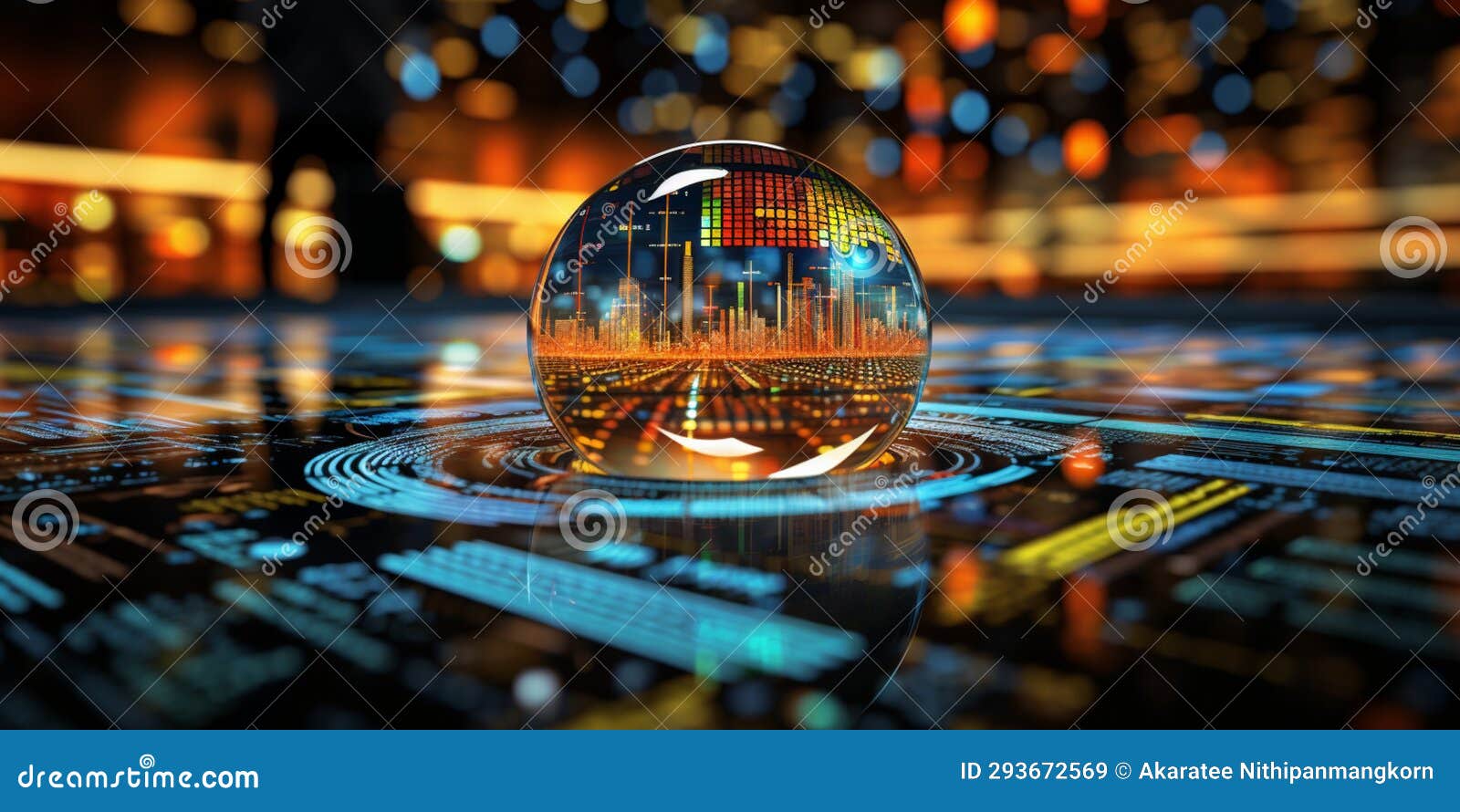 Data Visualization, Close Up Technology Digitalization, Optimization of ...